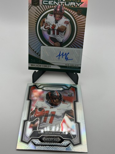 Malachi Corley 2024 2 Card Rookie Lot Including Turn of the century ...