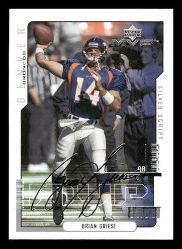 2000 Upper Deck MVP #52 Brian Griese Silver Script Denver Broncos | eBay