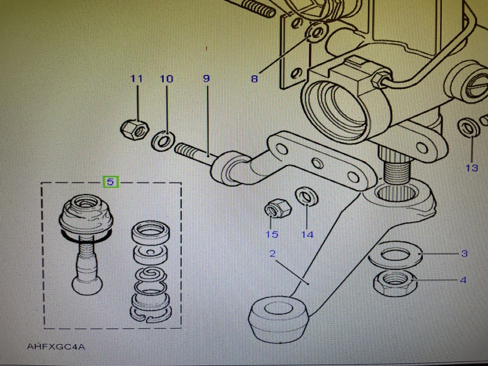 Land Rover Discovery 1 Drop Arm Ball Repair Kit RBG000010 Bearmach for ...