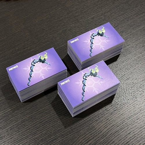 Fortnite Merry Mint/Minty Pickaxe Collectible Card ( 1 USED CODE CARD ...