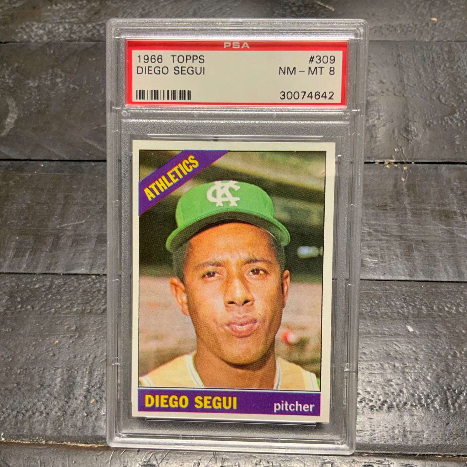 1966 Topps Diego Segui #309 *Athletics* PSA 8 NM-MT | eBay