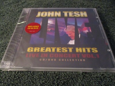 #1061 John Tesh Greatest Hits CD/DVD Collection BRAND NEW/SEALED Free ...