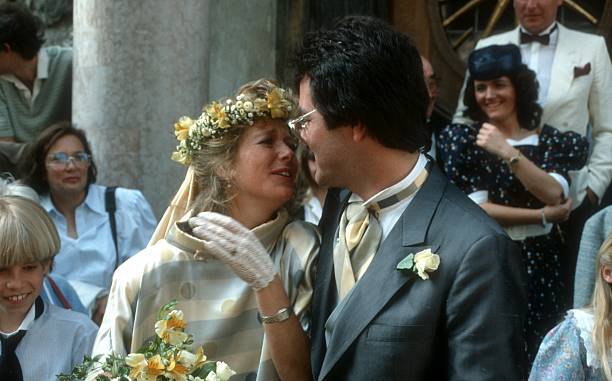 Jutta Speidel, husband of Dr. Stefan Feuerstein, church wedd - 1985 Old ...