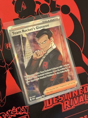Pokemon Destined Rivals Team Rocket's Giovanni Full Art 225/182 NM | eBay