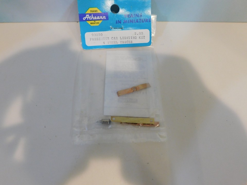 Athearn Ho 90200 Passenger Car Lighting Kit 4 Wheel Trucks | eBay