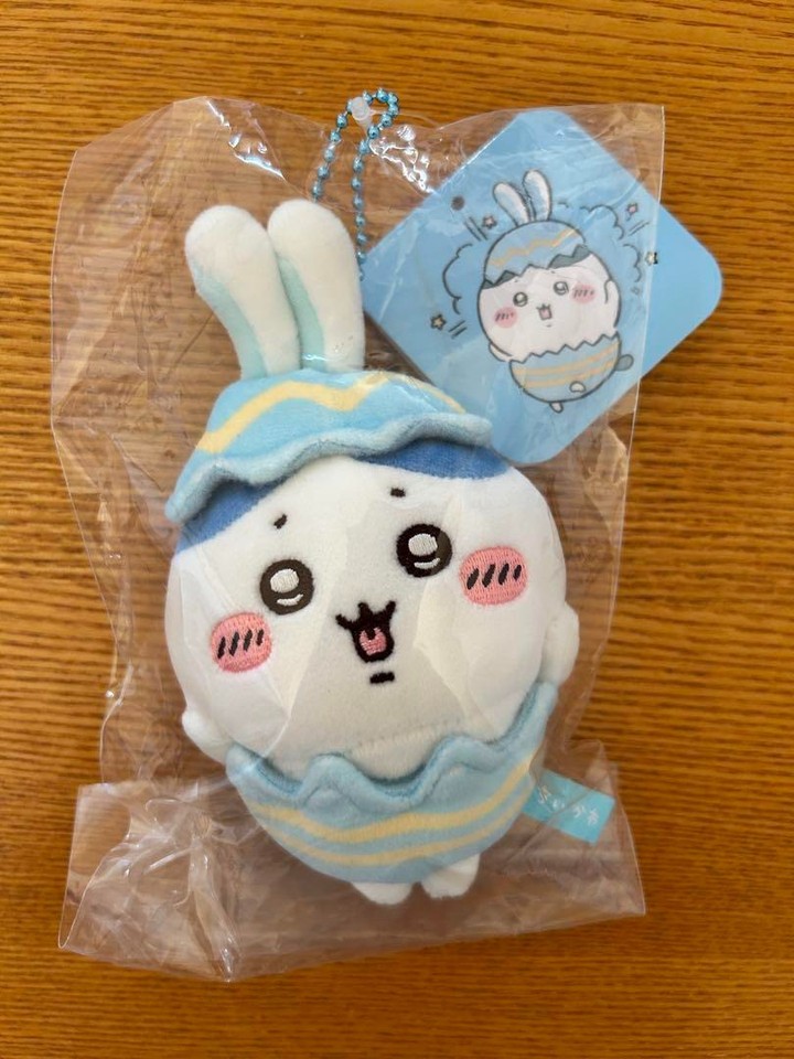 Chiikawa Easter Egg Hachiware plush Mascot Charm spring limited NEW ...
