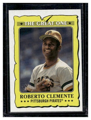 2021 Topps Heritage #GO-22 Roberto Clemente The Great One | eBay