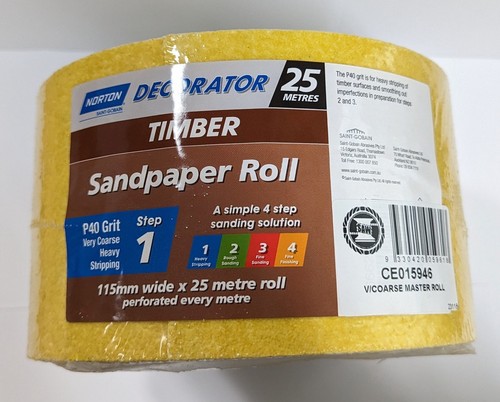 Norton Master Painters Sandpaper 25m Roll | eBay