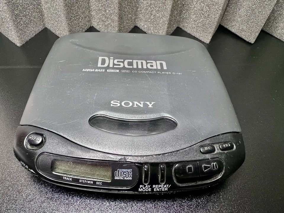 Vintage Sony Discman D-141 Mega Bass Portable CD Player- Tested: See ...