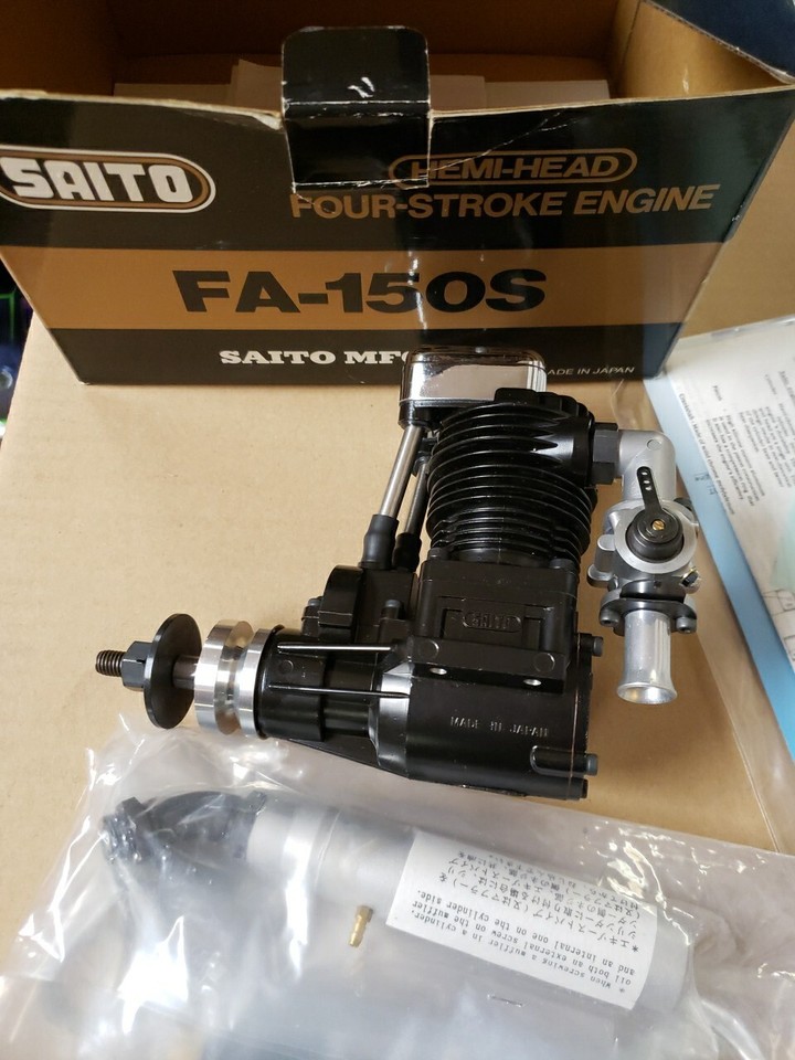 SAITO Engine - SAITO FA-150S Black - 150 S 4C motor - New | eBay