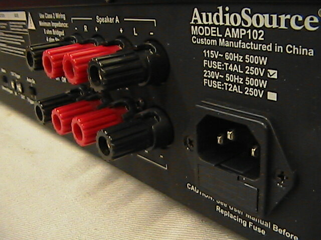 AudioSource Amp-102 2 Channel Power Amplifier for sale online | eBay