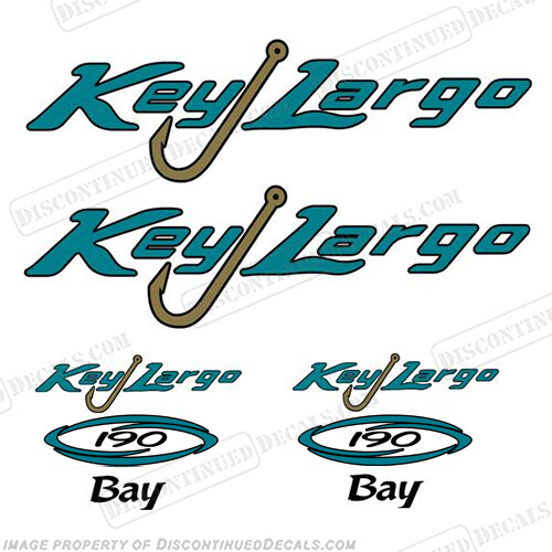 Fits Key Largo 190 Bay Boat Decal Package | eBay