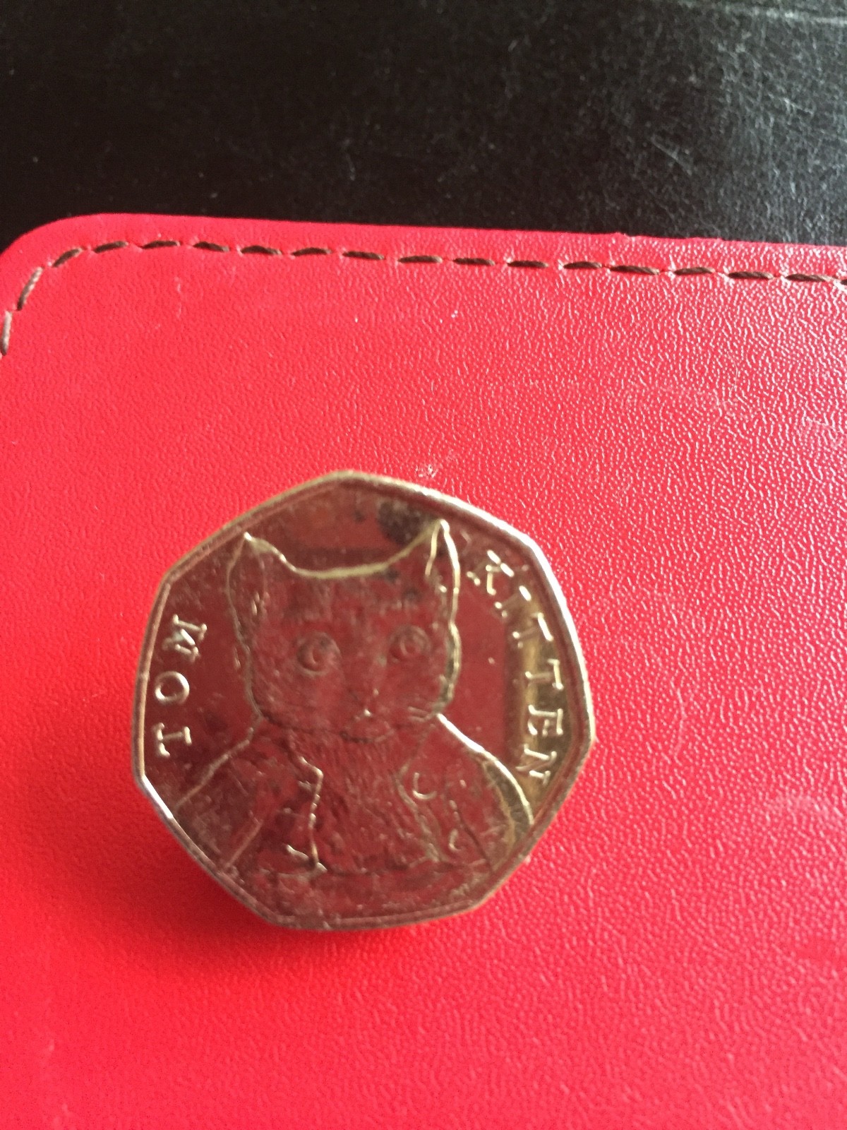 Tom Kitten - Beatrix Potter 50p Fifty Pence coin 2017 - Circulated RARE ...