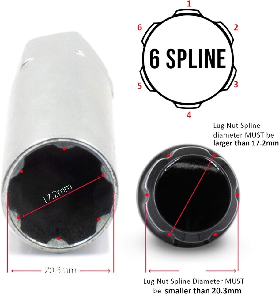 16 Lug Nuts 2023 Segway Villain SX10 E, WX, X, Spline Drive Wheel Rim ...