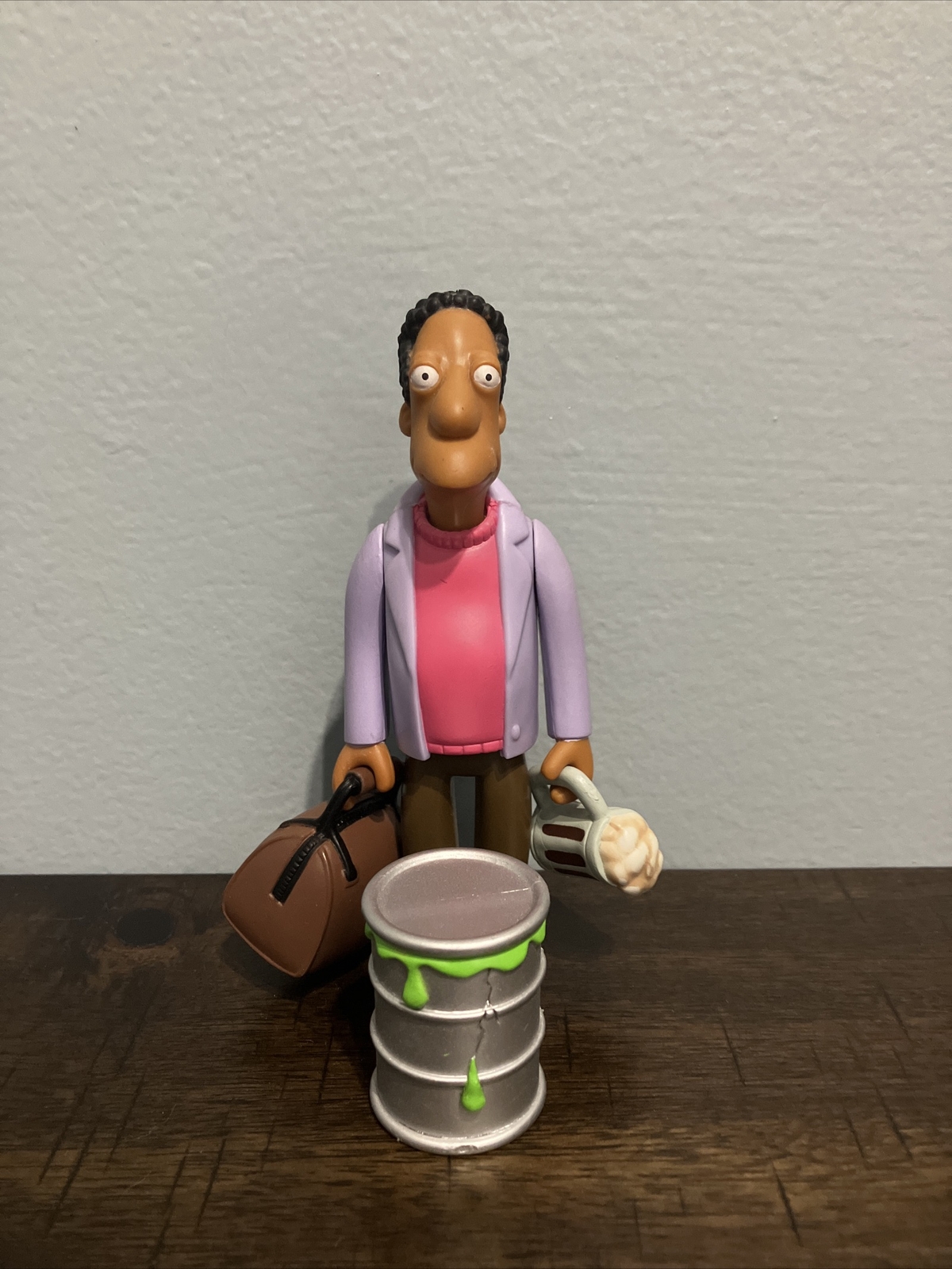 Carl The Simpsons WOS World Of Springfield Figure Playmates (Missing ...