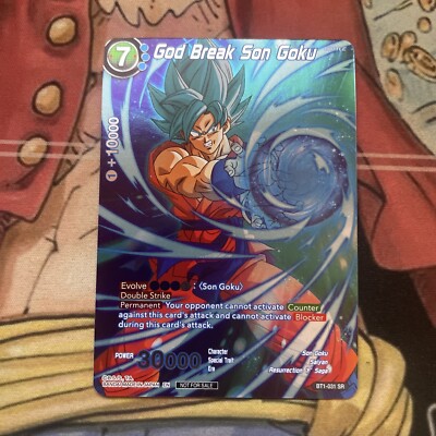 God Break Son Goku BT1-031 SR Dragon Ball Super Masters Gen Con 2024 Promo Card | eBay