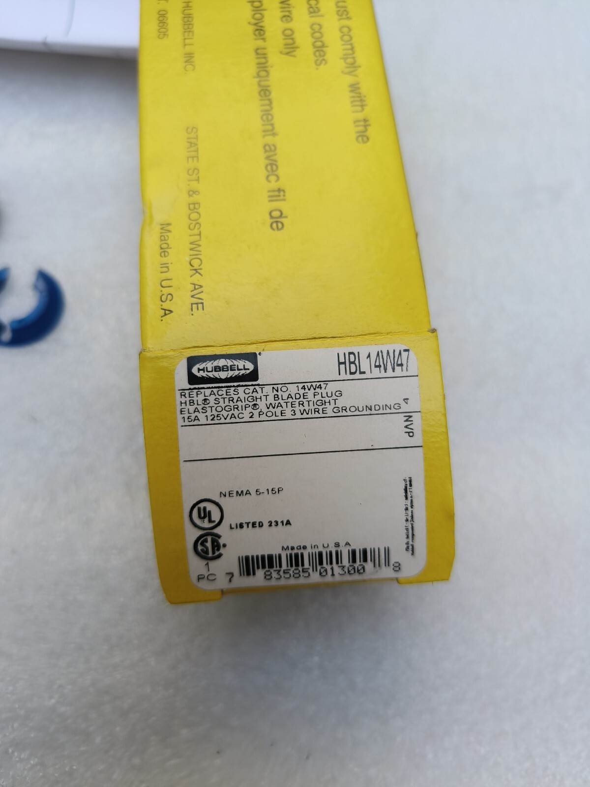 HUBBELL HBL 14W47 RECEPTACLE (PC ) for sale online | eBay Australia
