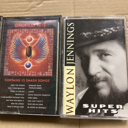 Lot 70’s 80's Rock Audio Cassette Tapes (4) Journey Boston Springsteen ...