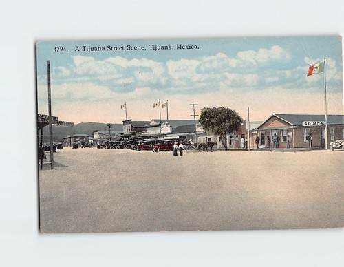 Postcard A Tijuana Street Scene Tijuana Baja California Mexico | eBay