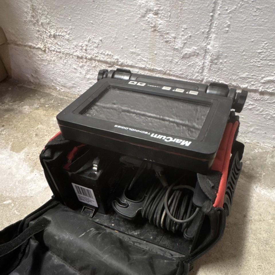 MarCum VS485C Underwater Fishing Camera Red & Black with Carry Case | eBay
