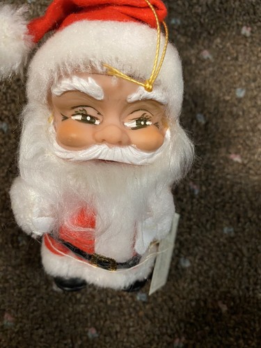 VTG Kamar Rubber Face Santa NOS! Sammy Claus with tag 5” | eBay