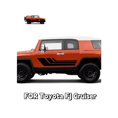 FOR Toyota FJ Cruiser Graphics Decals 2 PCS Racing Sport Car Door Side ...