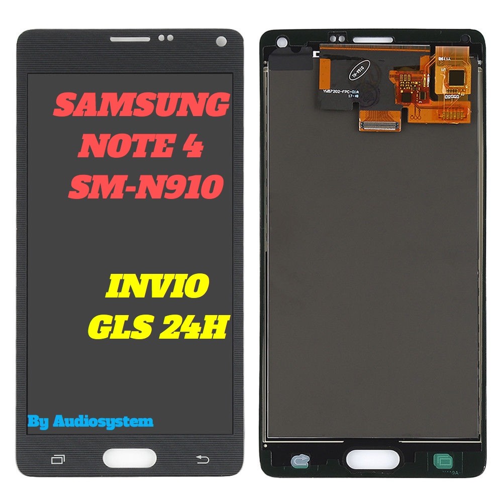 DISPLAY LCD+TOUCH SCREEN per SAMSUNG GALAXY NOTE 4 SM-N910 910F NERO ...