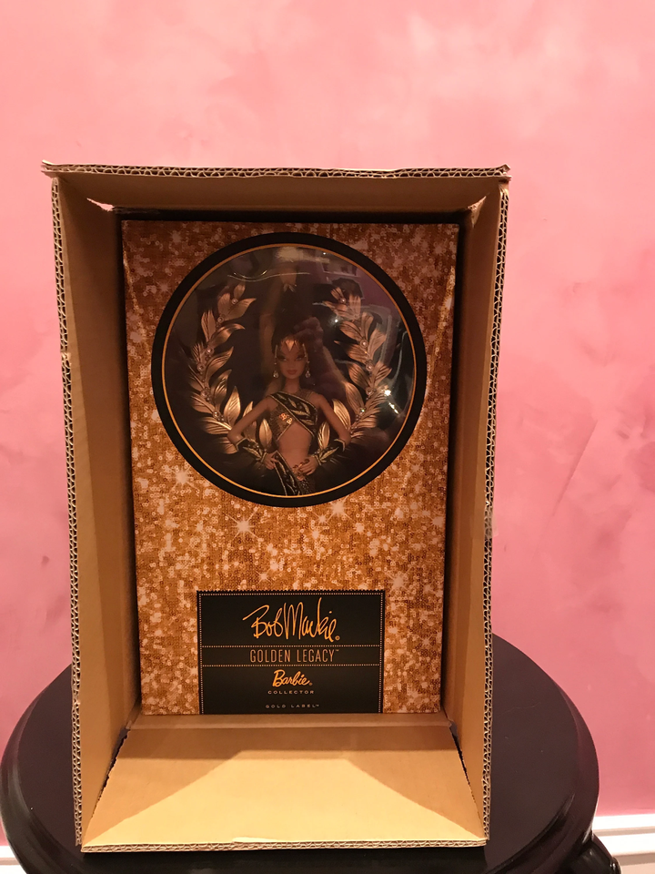 Golden Legacy Barbie-Bob Mackie Gold Label Limited Edition Mint with ...
