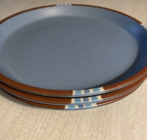 Dansk Mesa Sky Blue Dinner Plates Set of 3 Japan 10 1/2” Heavy ...