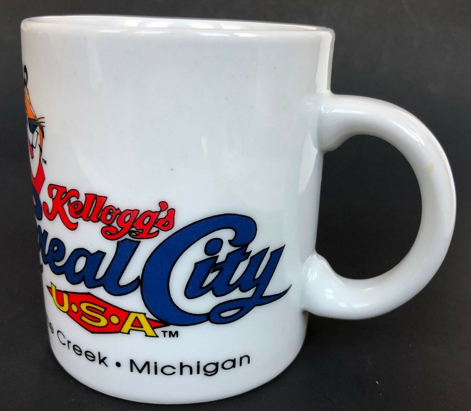 1999 Kellogg’s Mug Cereal City USA Battle Creek Michigan Tony Tiger ...