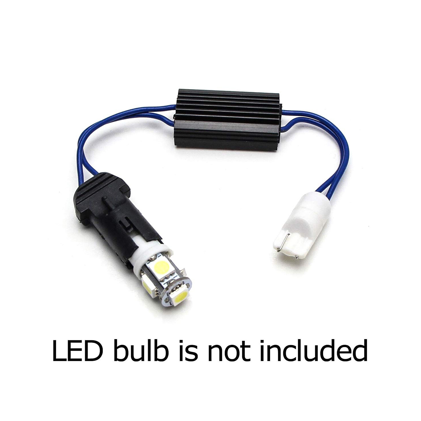 2x T10 194 168 906 2825 LED Bulbs Warning Error Free Decoder Canceller ...