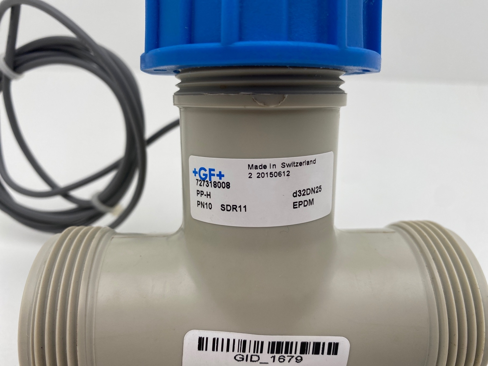 Georg Fischer 3-2536-P0-RE1 / 150301027 Paddlewheel Flow Sensor w/DN25 ...