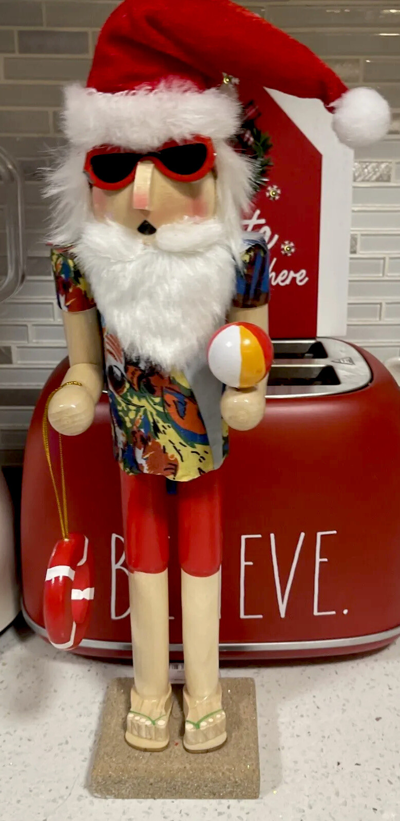 Hawaiian Nutcracker Beach Nutcracker Christmas tabletop Decor Gift | eBay