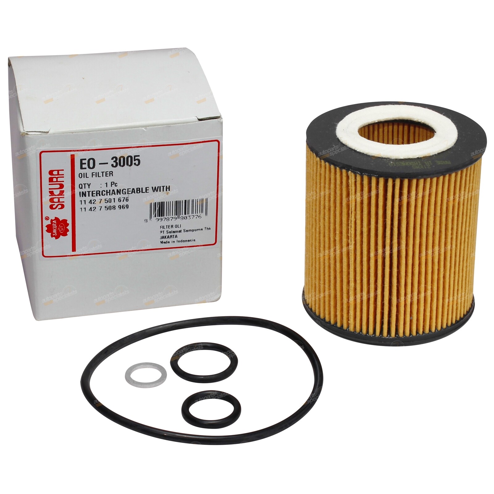 Sakura Engine Oil Filter for BMW 316ti E46/5 1.8L 4cyl N42B18 2001~2004 ...