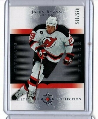 2005-06 Ultimate Collection 508/599 Jason Ryznar #215 Rookie New Jersey ...