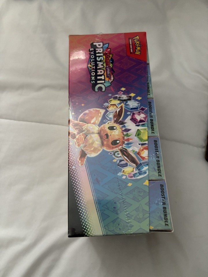 Pokemon Prismatic Evolution Booster Bundle Display Case FACTORY SEALED ...