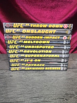 UFC 35-49 DVD Lot - 10 Disc MMA Collection - Region 4 PAL Imports | eBay