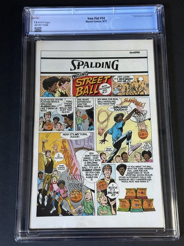 Iron Fist #14 Marvel Comics 1977 1st Appearance Sabretooth CGC 7.5 | eBay