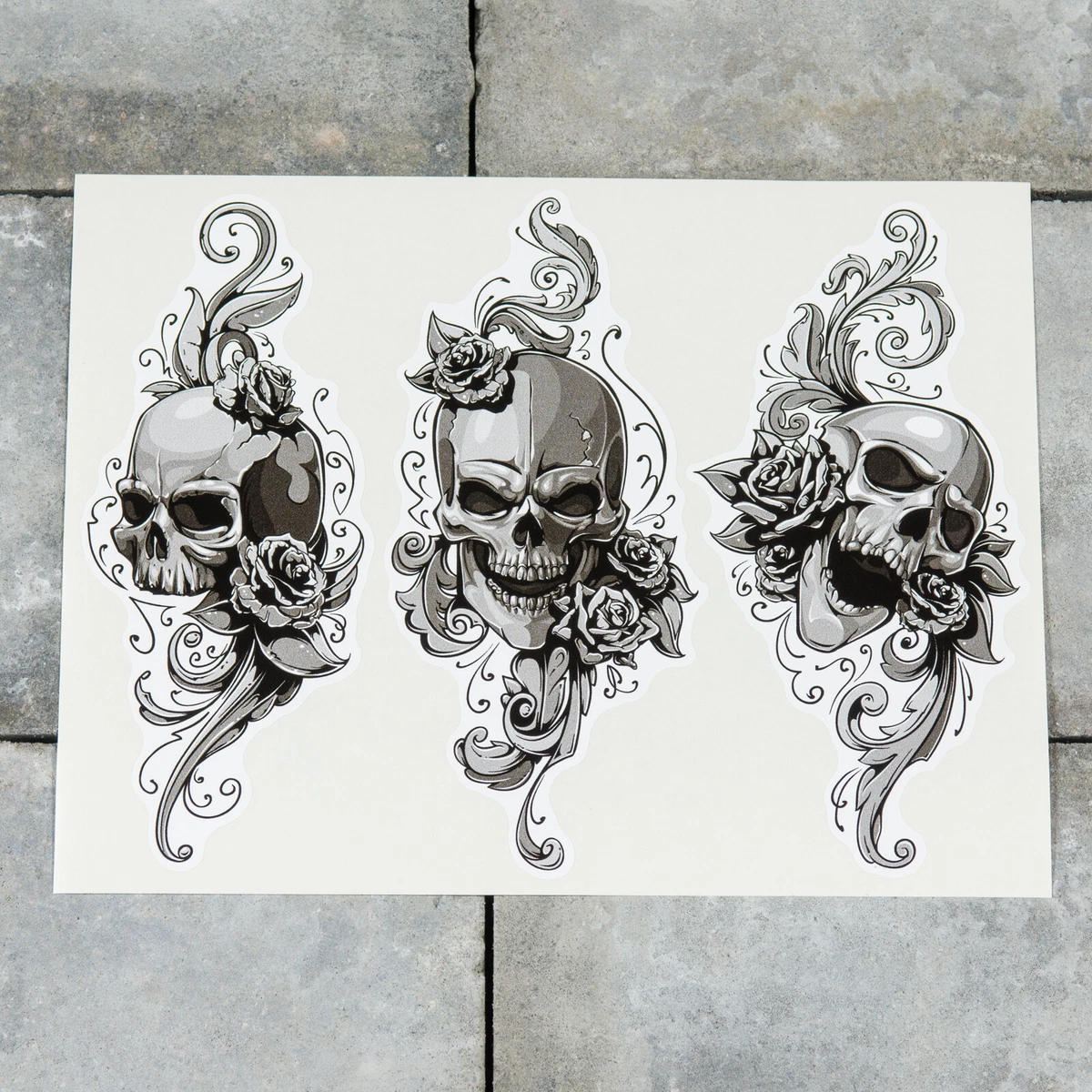Skulls And Smoke Tattoo Designs