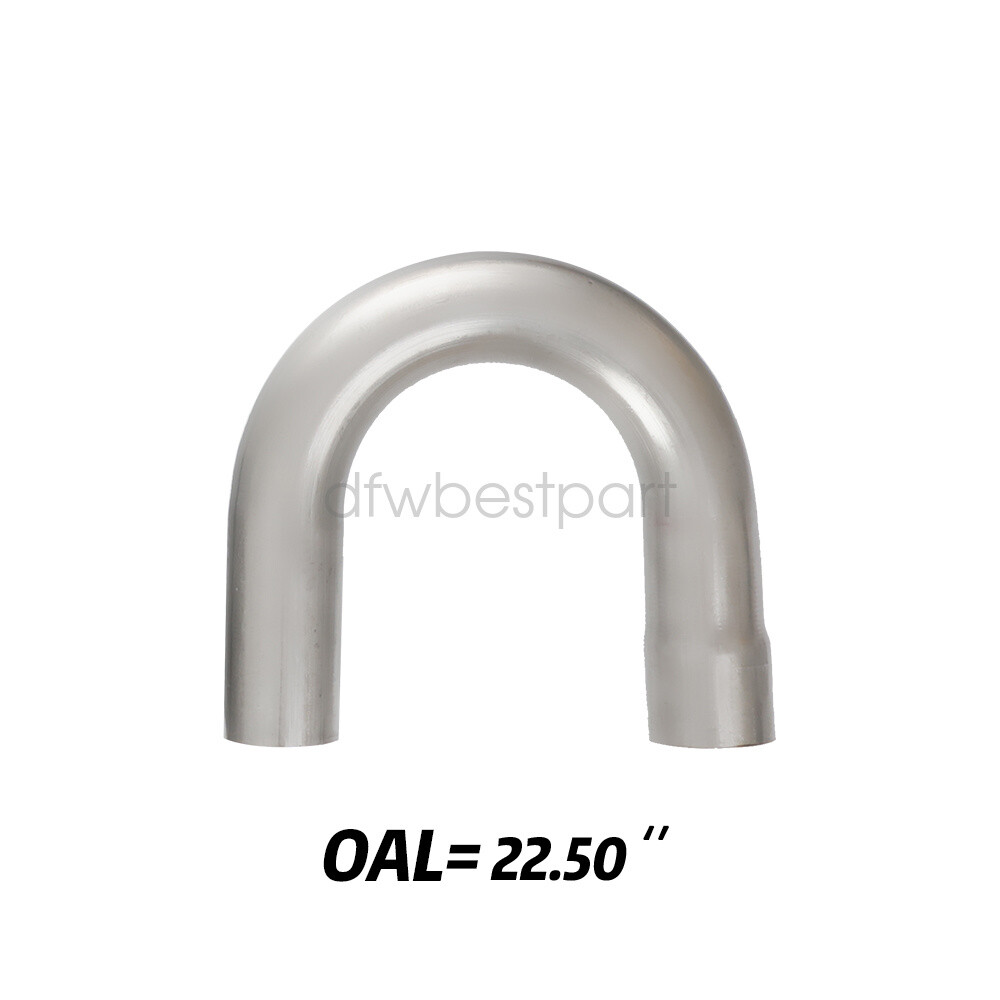 2" Inch Custom Exhaust Tubing Mandrel Bend Pipe Straight & U-Bend Kit ...