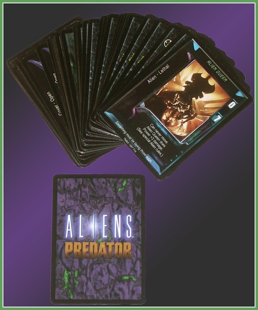 Alien vs Predator CCG Collectible Card Game Aliens Starter Set 51 Cards ...