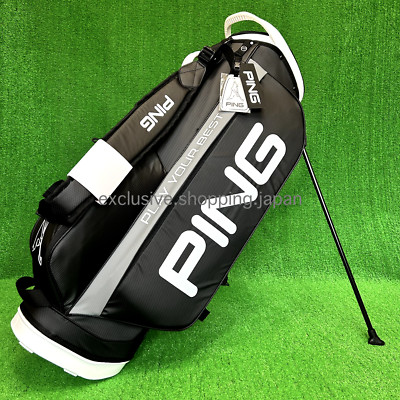 Ping Golf Carry Stand Bag Black Gray White 9.5in 2.5kg Divider 6way ...