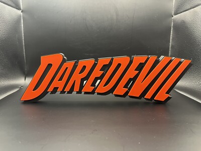 Daredevil Logo Sign Display | 3D Wall Desk Shelf Art | eBay