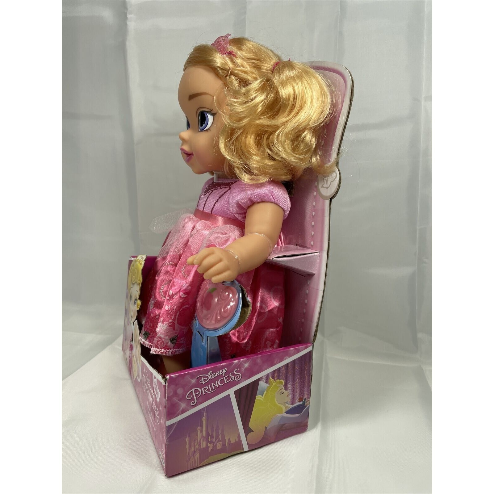 Disney Princess Deluxe Baby Aurora Doll Preowned Pink Floral Bin5 for ...