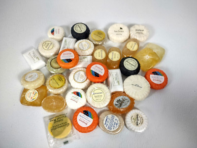 Lot 35 Fancy Luxury Soaps Travel Size Mini Bar Soaps Miniature Samples ...