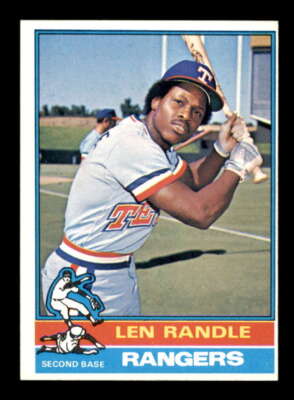 1976 Topps #31 Len Randle EX-EXMT+ Rangers SET BREAK 551374 | eBay