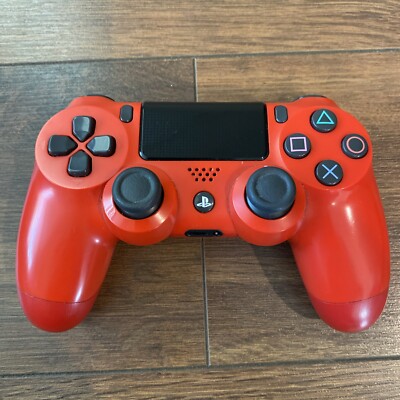 Sony Playstation 4 Dualshock Wireless Red Controller *Read* | eBay