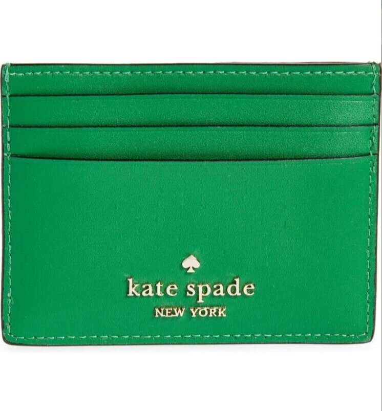 kate spade- What-A-Melon- Leather Card Case- Watermelon Green- NWT ...