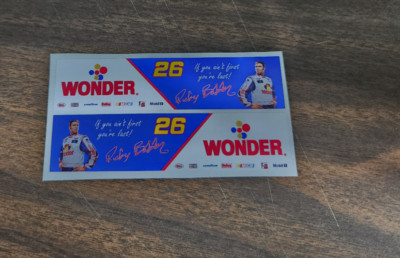 AFX Ricky Bobby Wonder Talladega Nights Truck Semi Trailer Stickers DIE ...