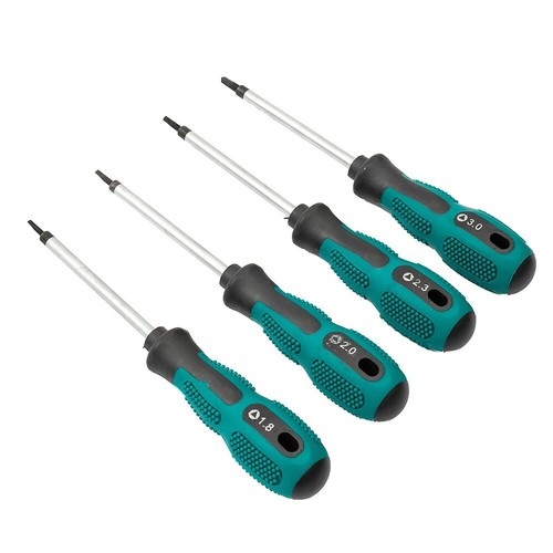 Efficient and Handy Magnetic Triangle Screwdriver Set 4pcs Ergonomic ...